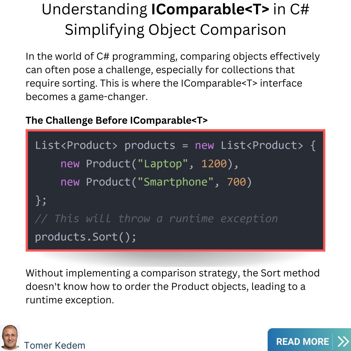 Tomer Kedem on LinkedIn: #csharp #dotnet #programming #coding # ... Tomer Kedem on LinkedIn: #csharp #dotnet #programming #coding # ...