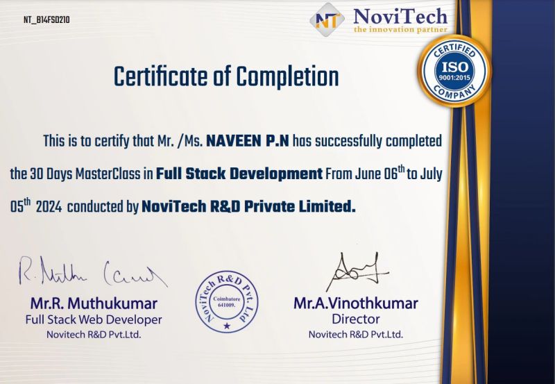 Naveen P.N on LinkedIn: #html #css #javascript #node # ... Naveen P.N on LinkedIn: #html #css #javascript #node # ...
