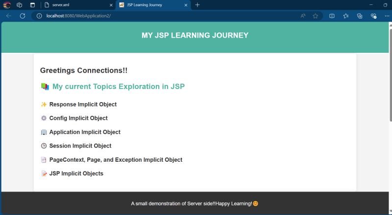 Aditya Ranjan Sahoo on LinkedIn: #java #jsp #javaserverpages # ... Aditya Ranjan Sahoo on LinkedIn: #java #jsp #javaserverpages # ...