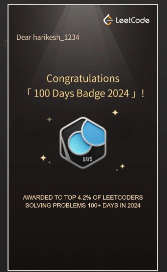 Harikesh Tripathi on LinkedIn: #leetcode #100daysofcode #dsa # ... Harikesh Tripathi on LinkedIn: #leetcode #100daysofcode #dsa # ...