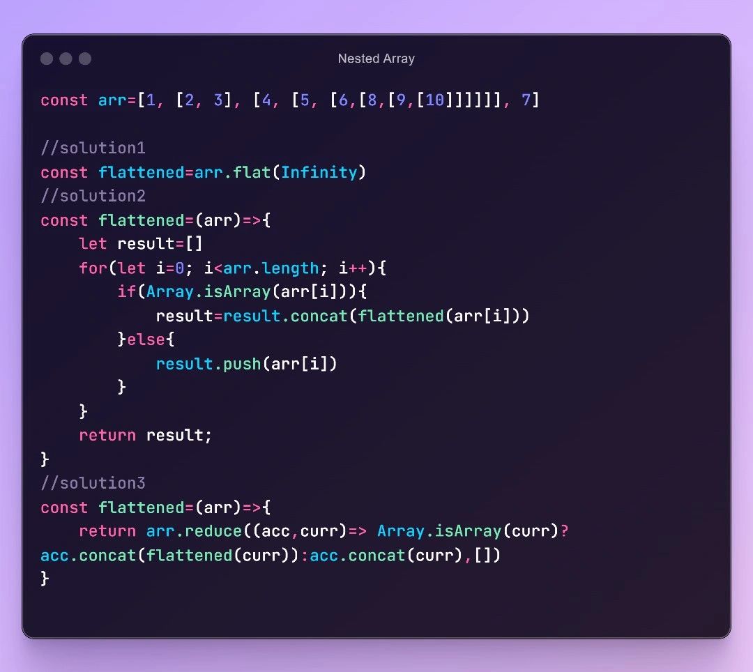 Rohit Kumar on LinkedIn: #array #nestedarray #javascript Rohit Kumar on LinkedIn: #array #nestedarray #javascript