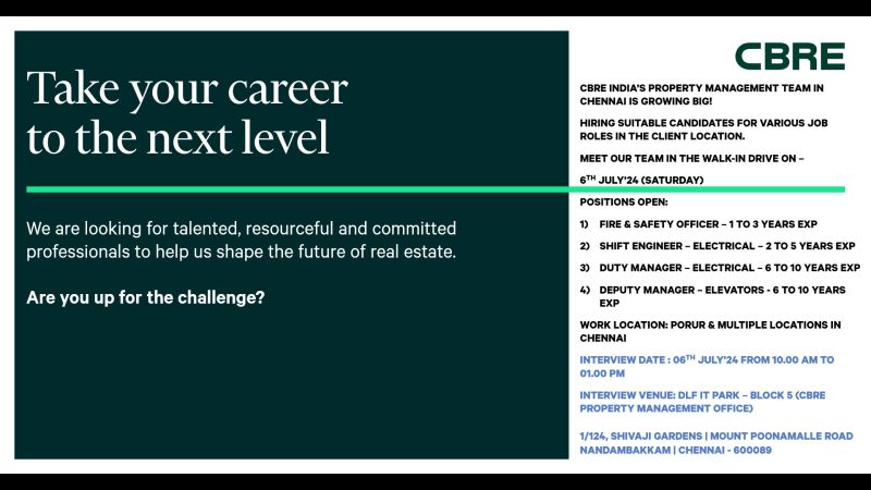 Devadharshini R on LinkedIn: #weekendwalkindrive #hiringevent #cbre # ... Devadharshini R on LinkedIn: #weekendwalkindrive #hiringevent #cbre # ...