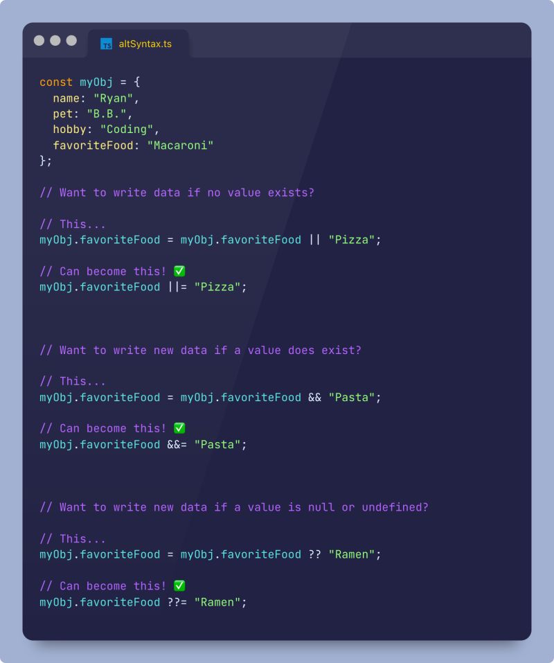 Ryan Talbert on LinkedIn: #javascript #typescript Ryan Talbert on LinkedIn: #javascript #typescript