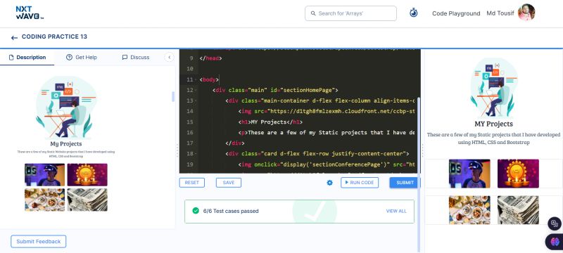 Md Tousif Alam on LinkedIn: #30daysofcode #codingchallenge #nextwave # ... Md Tousif Alam on LinkedIn: #30daysofcode #codingchallenge #nextwave # ...