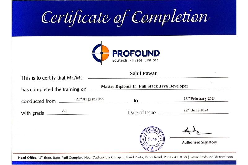 Sahil Pawar on LinkedIn: #fullstackdeveloper #java #html #css # ... Sahil Pawar on LinkedIn: #fullstackdeveloper #java #html #css # ...