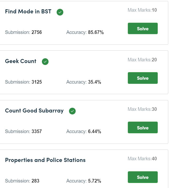 Gowtham Varri on LinkedIn: #geeksforgeeks #weekly #leetcode # ... Gowtham Varri on LinkedIn: #geeksforgeeks #weekly #leetcode # ...