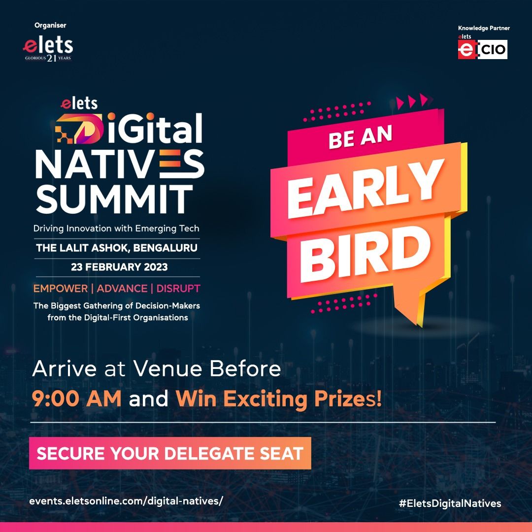 Elets Technomedia on LinkedIn: Elets Digital Natives Summit, Bengaluru ... Elets Technomedia on LinkedIn: Elets Digital Natives Summit, Bengaluru ...