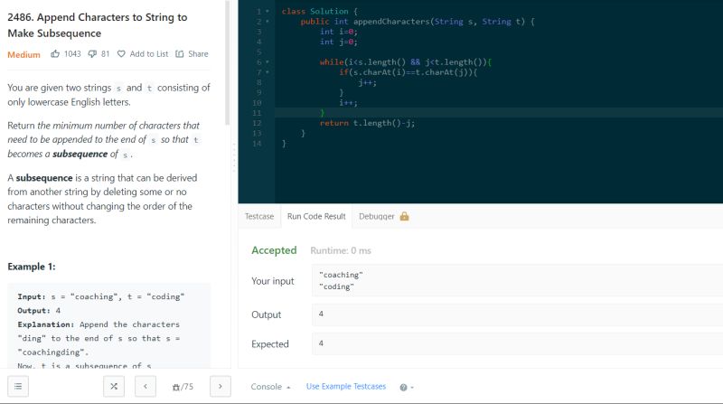 Devesh Jadhav on LinkedIn: #leetcode #programming #java #problemsolving ... Devesh Jadhav on LinkedIn: #leetcode #programming #java #problemsolving ...