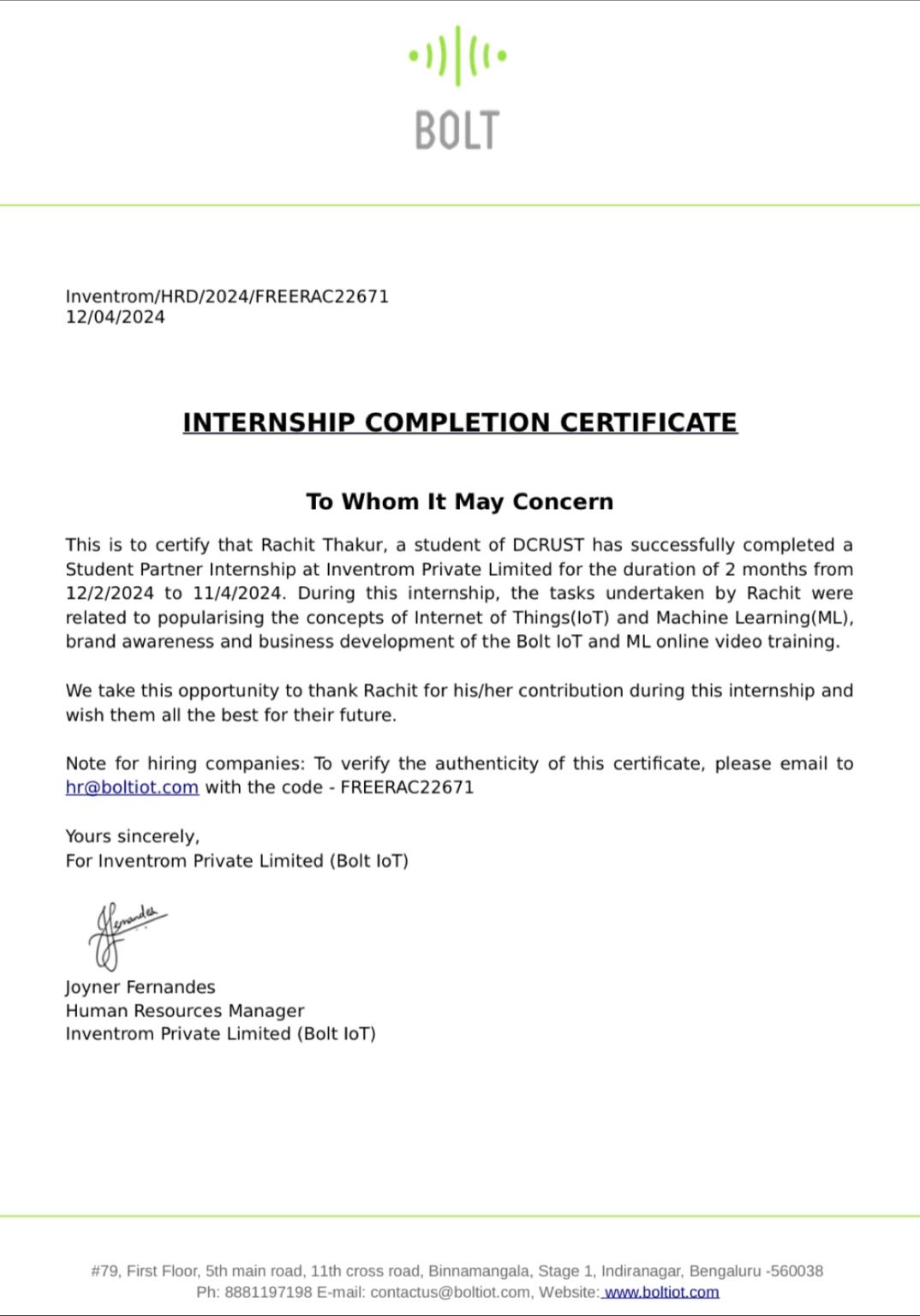 Rachit Thakur on LinkedIn: #iot #machinelearning #internship Rachit Thakur on LinkedIn: #iot #machinelearning #internship