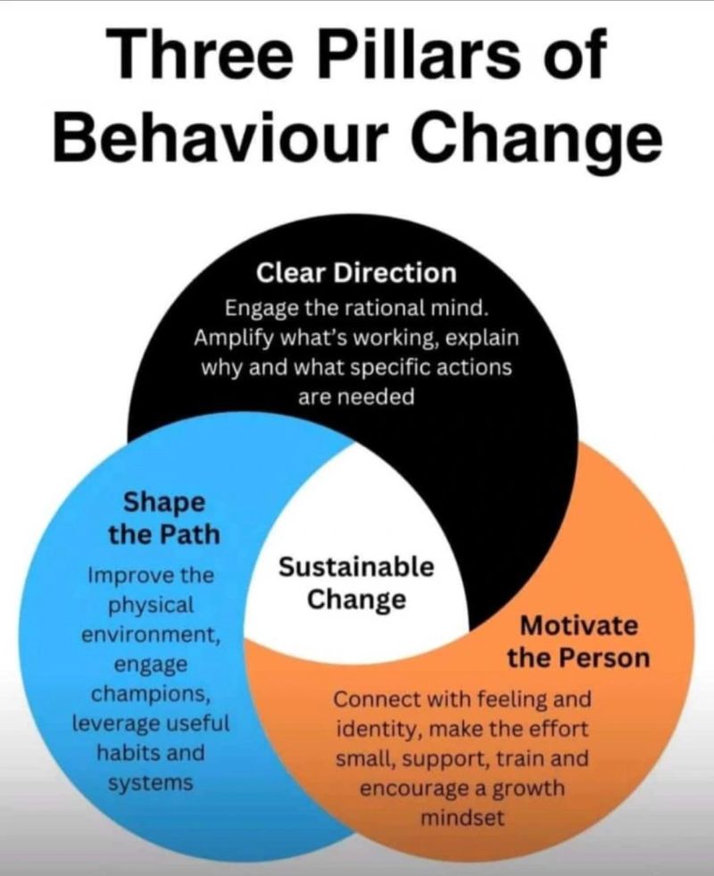 Ankit Singh on LinkedIn: Three Pillars of Behaviour Change Ankit Singh on LinkedIn: Three Pillars of Behaviour Change