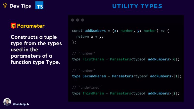 Sandeep Balachandran on LinkedIn: #sandtips #typescript #webdev #js Sandeep Balachandran on LinkedIn: #sandtips #typescript #webdev #js