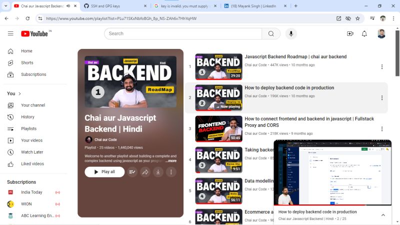 Mayank Singh on LinkedIn: #backenddev #nodejs #mongodb #techgrowth Mayank Singh on LinkedIn: #backenddev #nodejs #mongodb #techgrowth