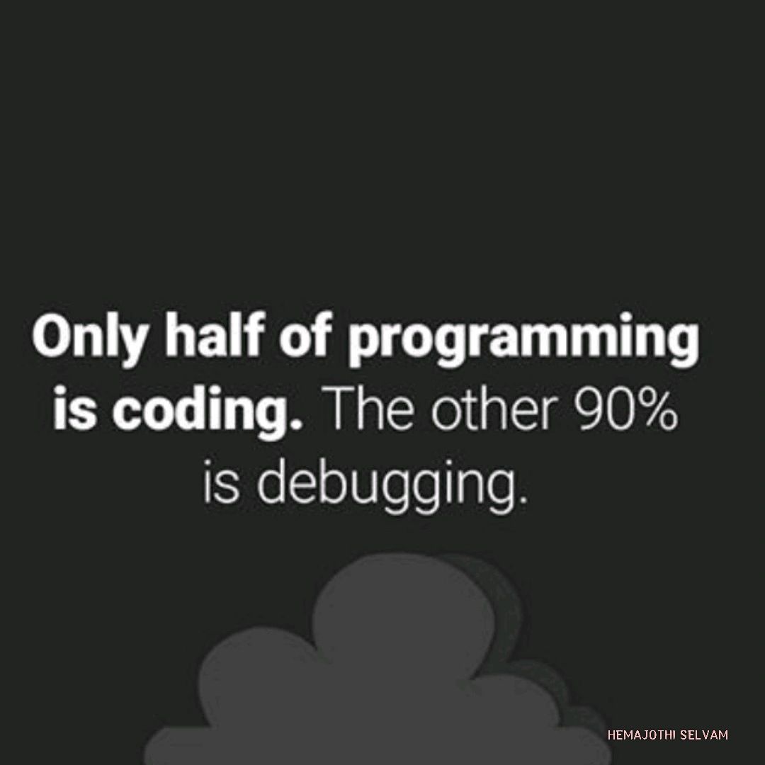 Hemajothi Selvam on LinkedIn: #programmingtips #debugging Hemajothi Selvam on LinkedIn: #programmingtips #debugging