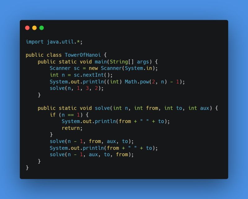 Kartik Labhshetwar on LinkedIn: CSES Problem Set: Tower of Hanoi Code ... Kartik Labhshetwar on LinkedIn: CSES Problem Set: Tower of Hanoi Code ...