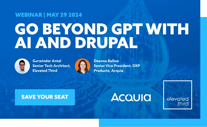Elevated Third on LinkedIn: #ai #drupal #webinar Elevated Third on LinkedIn: #ai #drupal #webinar