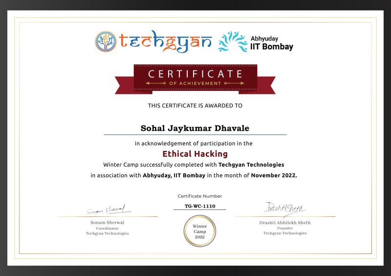 Sohal Dhavale on LinkedIn: #cyberlearning #skillsdevelopment Sohal Dhavale on LinkedIn: #cyberlearning #skillsdevelopment