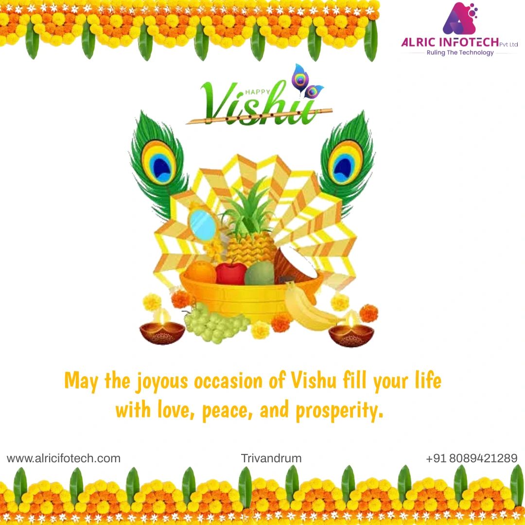 Alric Infotech Pvt Ltd on LinkedIn: Happy Vishu ......!!!! Alric Infotech Pvt Ltd on LinkedIn: Happy Vishu ......!!!!