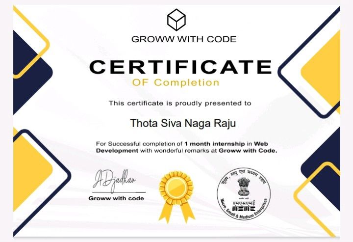 Thota Siva Naga Raju on LinkedIn: #html #css #javascript #growwwithcode ... Thota Siva Naga Raju on LinkedIn: #html #css #javascript #growwwithcode ...