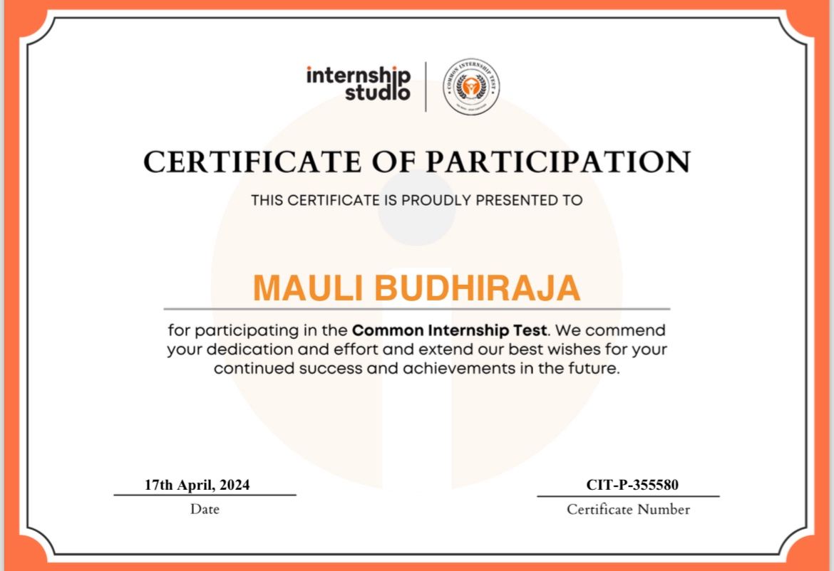Mauli Budhiraja on LinkedIn: #internshipsuccess #hrm #ai # ... Mauli Budhiraja on LinkedIn: #internshipsuccess #hrm #ai # ...