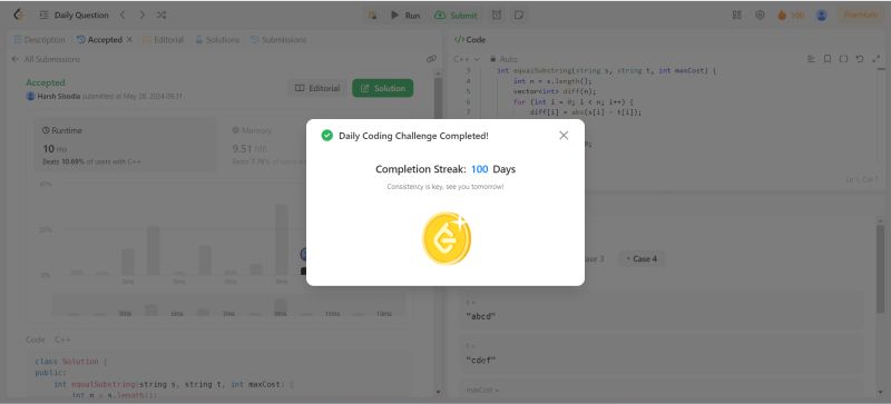 Harsh Kumar on LinkedIn: #100daysofcode #leetcode #codingjourney # ... Harsh Kumar on LinkedIn: #100daysofcode #leetcode #codingjourney # ...