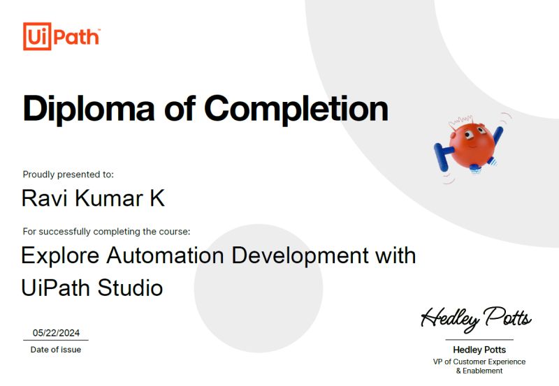 Ravi Kumar K on LinkedIn: Added to my bucket with some Certification ... Ravi Kumar K on LinkedIn: Added to my bucket with some Certification ...