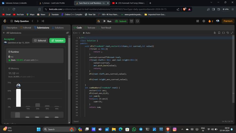 Sahanee Arman on LinkedIn: #potd #leetcode #coding #programming # ... Sahanee Arman on LinkedIn: #potd #leetcode #coding #programming # ...