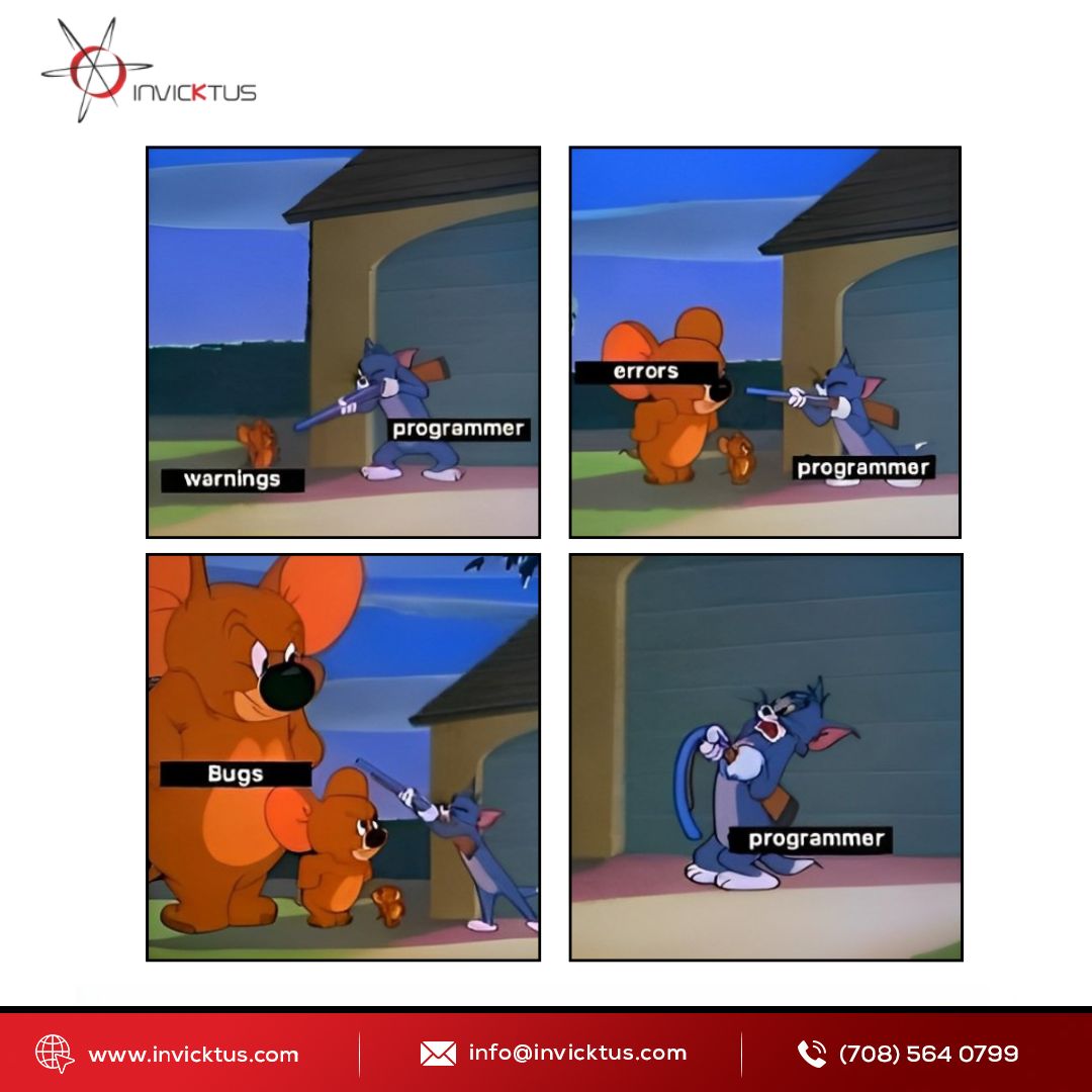Invicktus on LinkedIn: #developers #developerslife #bugs #errors # ... Invicktus on LinkedIn: #developers #developerslife #bugs #errors # ...