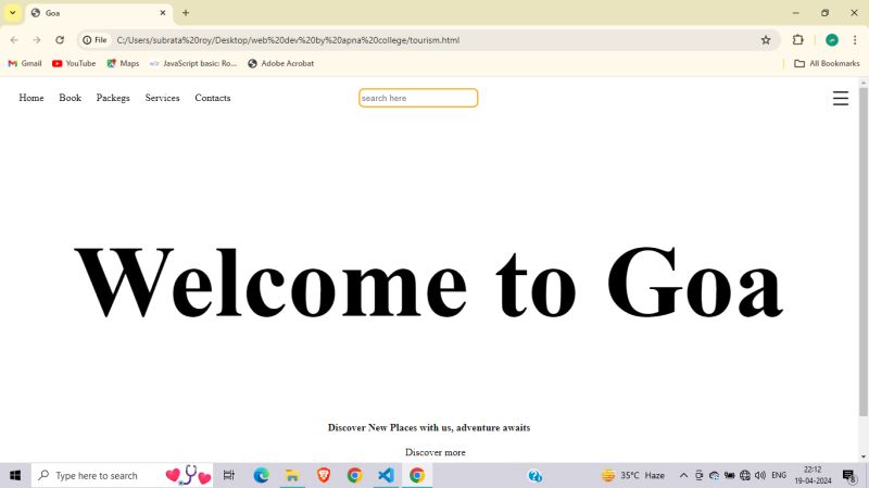 SUBRATA ROY on LinkedIn: #css #html #goa SUBRATA ROY on LinkedIn: #css #html #goa