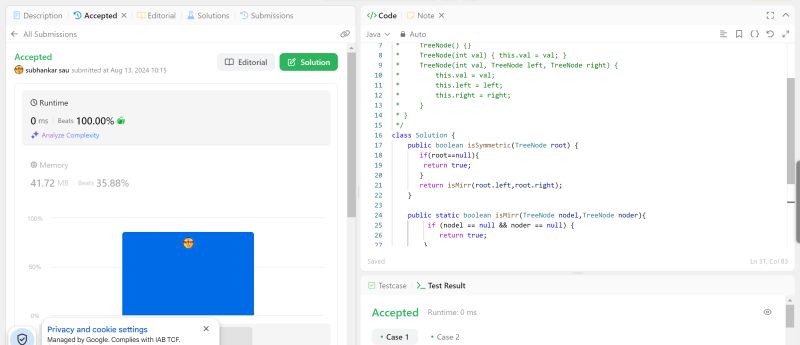 Subhankar Sahoo on LinkedIn: 🎯 100-Day LeetCode Challenge: Day 59 (13/8 ... Subhankar Sahoo on LinkedIn: 🎯 100-Day LeetCode Challenge: Day 59 (13/8 ...