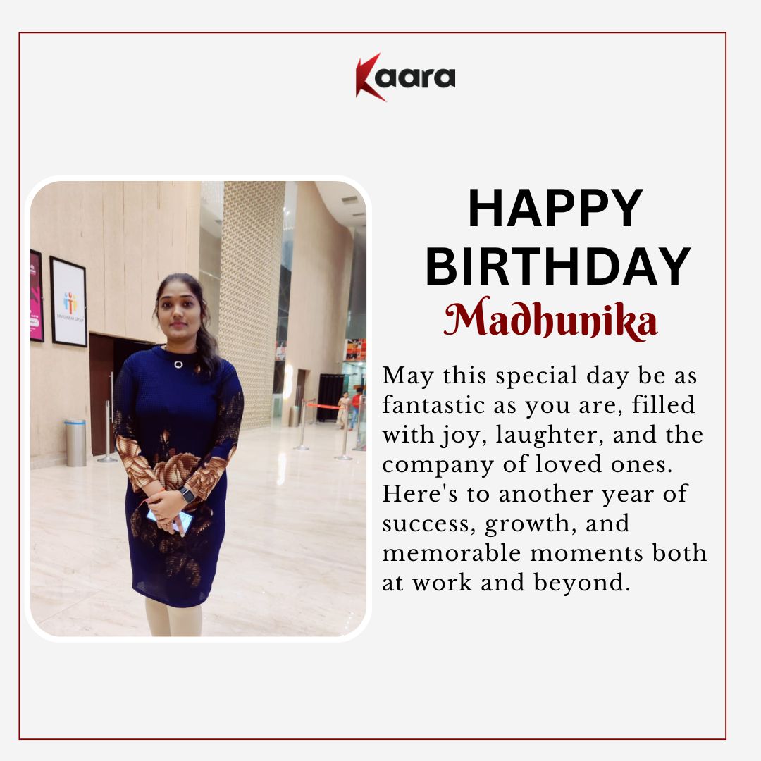 Kaara on LinkedIn: #kaara #kaaratech #birthdaywishes #happybirthday # ... Kaara on LinkedIn: #kaara #kaaratech #birthdaywishes #happybirthday # ...