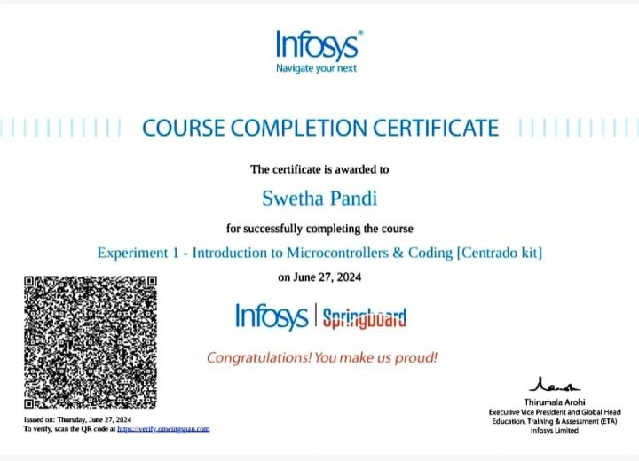Swetha Pandi on LinkedIn: I have successfully completed the ... Swetha Pandi on LinkedIn: I have successfully completed the ...