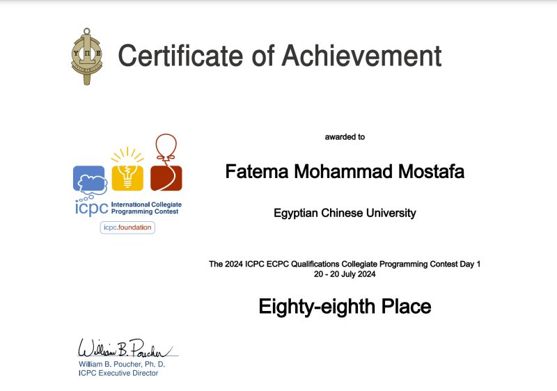 Fatema Mohammad on LinkedIn: #icpc #programming #coding # ... Fatema Mohammad on LinkedIn: #icpc #programming #coding # ...