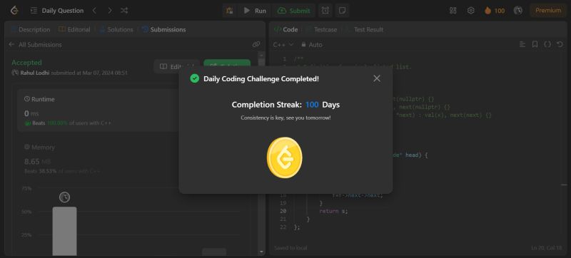 Rahul Lodhi on LinkedIn: #100daysofcode #datastructures #algorithms # ... Rahul Lodhi on LinkedIn: #100daysofcode #datastructures #algorithms # ...
