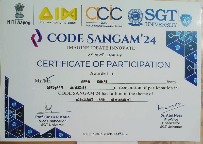 Aman Rawat on LinkedIn: #sgthackathon #agricultureinnovation # ... Aman Rawat on LinkedIn: #sgthackathon #agricultureinnovation # ...