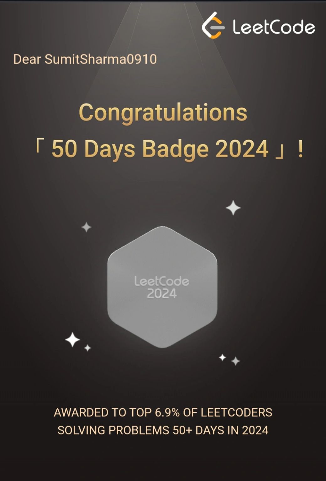 Sumit Sharma on LinkedIn: #leetcode #codingjourney #50daybadge Sumit Sharma on LinkedIn: #leetcode #codingjourney #50daybadge