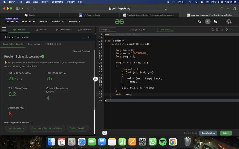 Aakash Venkatesan on LinkedIn: #100daysofcode #codingchallenge #gfg # ... Aakash Venkatesan on LinkedIn: #100daysofcode #codingchallenge #gfg # ...