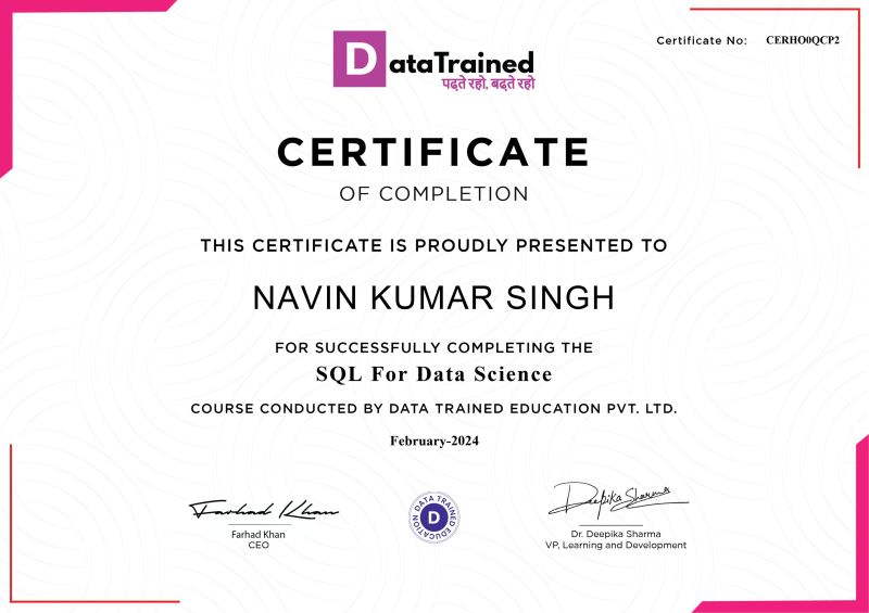 NAVIN KUMAR SINGH on LinkedIn: #sql #datatrainedacademy #sql #sql # ... NAVIN KUMAR SINGH on LinkedIn: #sql #datatrainedacademy #sql #sql # ...
