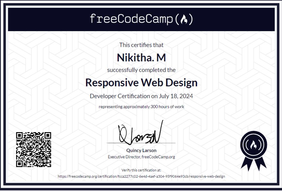 Nikitha M on LinkedIn: Learned HTML,CSS AND JAVA SCRIPT💯 Nikitha M on LinkedIn: Learned HTML,CSS AND JAVA SCRIPT💯