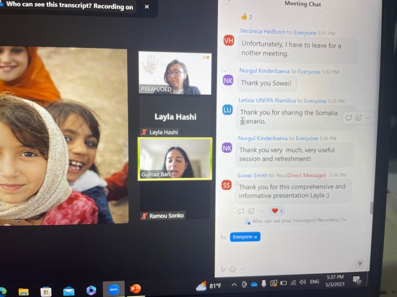 Dr Layla Hashi on LinkedIn: So proud to discuss UNFPA Somalia SEA intra ... Dr Layla Hashi on LinkedIn: So proud to discuss UNFPA Somalia SEA intra ...