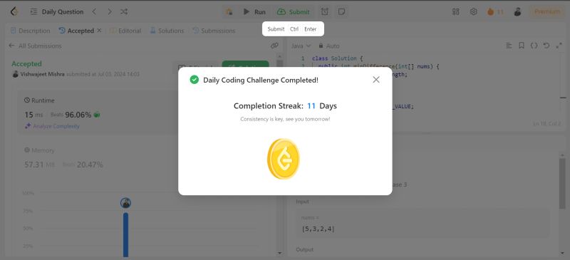 Vishwajeet Mishra on LinkedIn: #day11 #30days #leetcode #problemsolving ... Vishwajeet Mishra on LinkedIn: #day11 #30days #leetcode #problemsolving ...