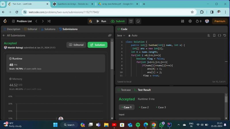 Manish Bairagi on LinkedIn: #pwskills #decodejava #leetcode # ... Manish Bairagi on LinkedIn: #pwskills #decodejava #leetcode # ...