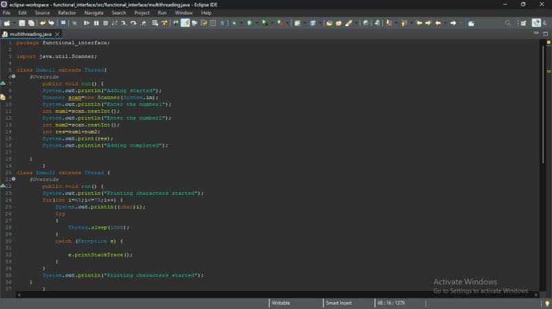 Menta Venkata Tharun on LinkedIn: #multithreading #programming #corejava Menta Venkata Tharun on LinkedIn: #multithreading #programming #corejava