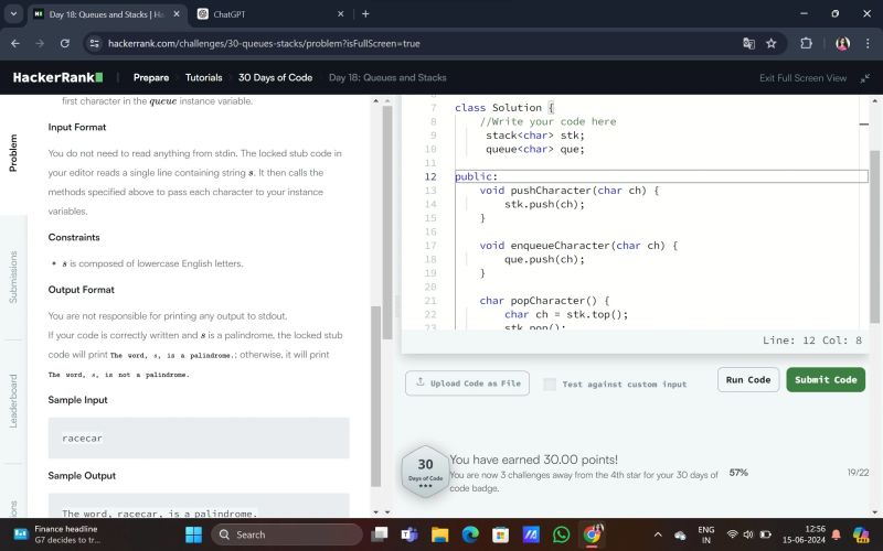 Priyambada Acharya on LinkedIn: Day 19: Queues and Stacks Level: Easy ... Priyambada Acharya on LinkedIn: Day 19: Queues and Stacks Level: Easy ...