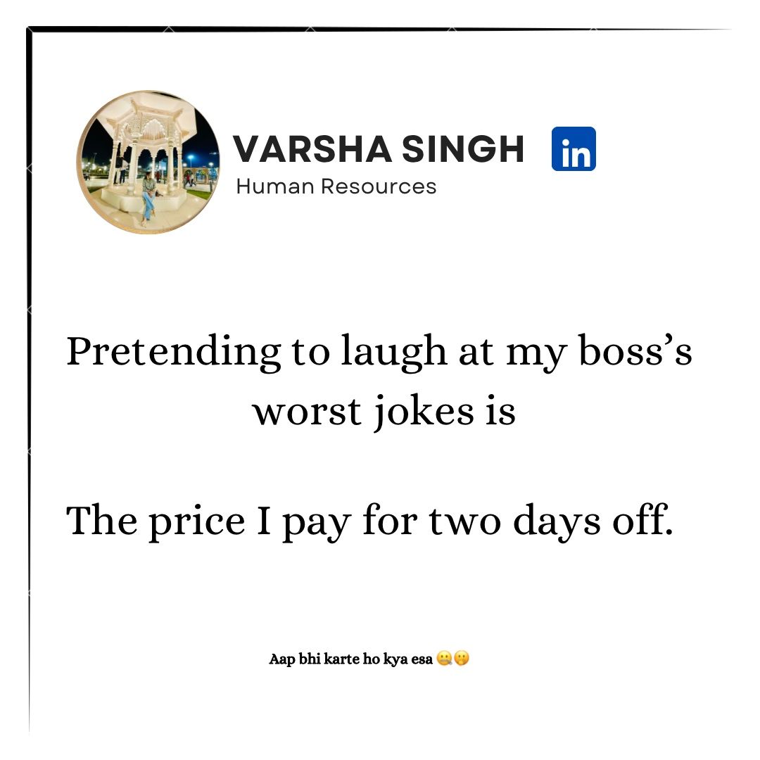 Varsha Singh on LinkedIn: 😬 Varsha Singh on LinkedIn: 😬