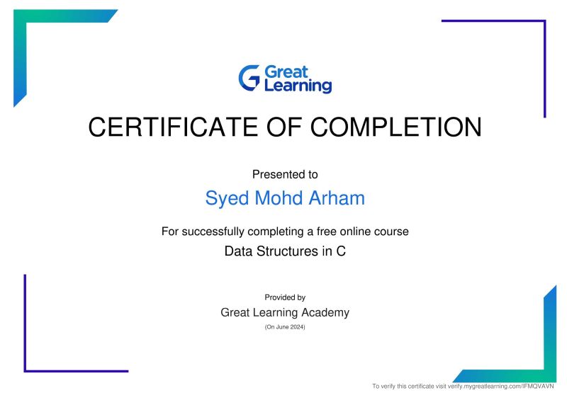 Syed Mohd Arham on LinkedIn: #datastructures #dsa Syed Mohd Arham on LinkedIn: #datastructures #dsa