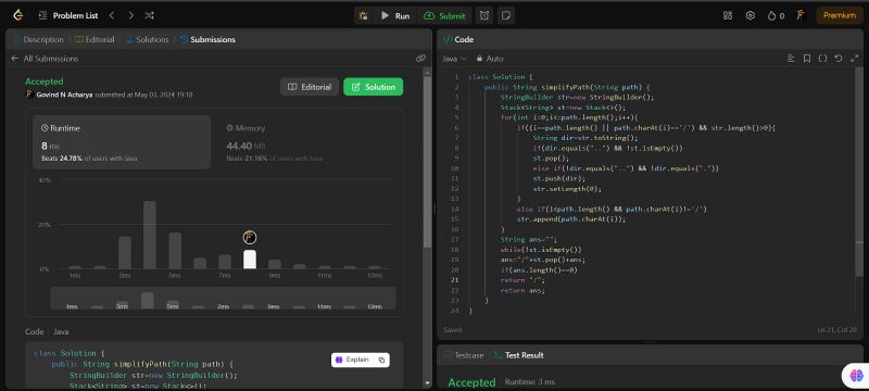 Govind N. Acharya on LinkedIn: Continuing my daily LeetCode journey🎉 ... Govind N. Acharya on LinkedIn: Continuing my daily LeetCode journey🎉 ...