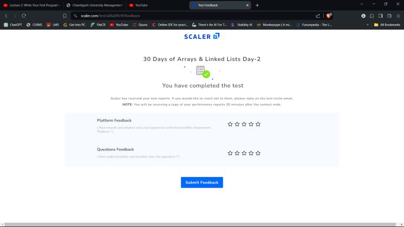 Saptadip Das on LinkedIn: #30dayschallenge #arrays #linkedlists # ... Saptadip Das on LinkedIn: #30dayschallenge #arrays #linkedlists # ...