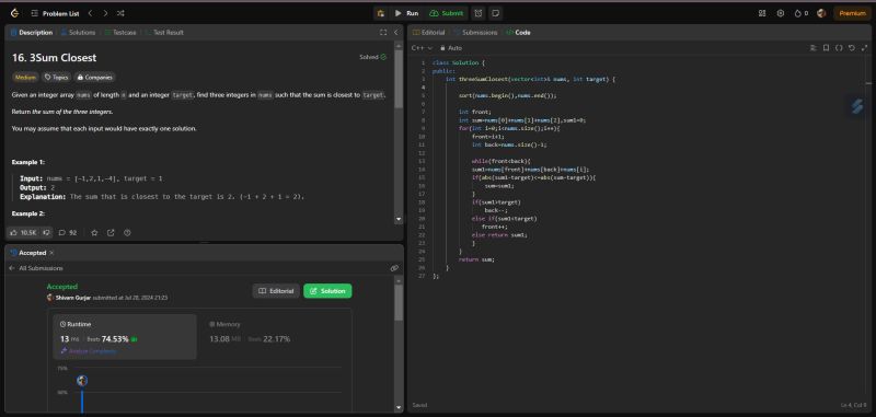 Shivam Gurjar on LinkedIn: #100daysofleetcode #leetcode #100daysofcode ... Shivam Gurjar on LinkedIn: #100daysofleetcode #leetcode #100daysofcode ...