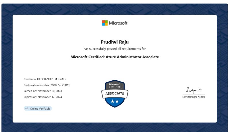 prudhvi raju Edudhula on LinkedIn: I’m happy to share that I’ve ... prudhvi raju Edudhula on LinkedIn: I’m happy to share that I’ve ...