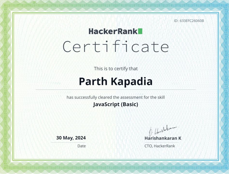 Parth Kapadia on LinkedIn: #javascript #coding #programming # ... Parth Kapadia on LinkedIn: #javascript #coding #programming # ...